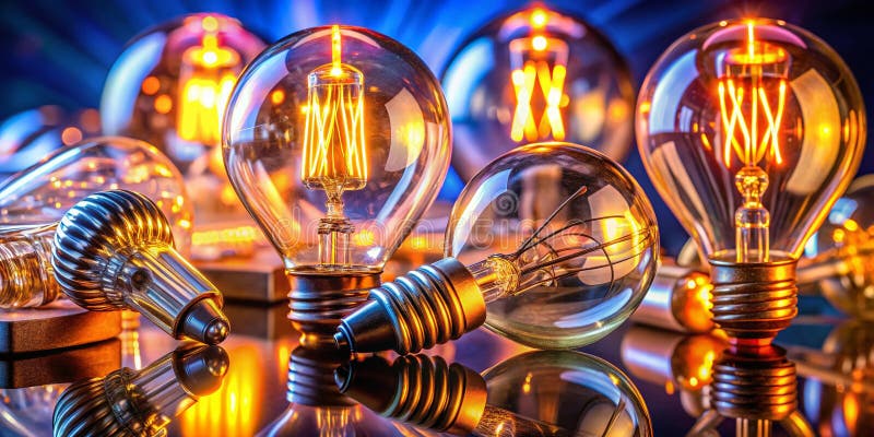 Diverse Collection of Light Bulbs a Comprehensive Visual Guide To ...
