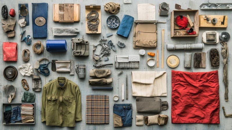 A Diverse Collection of Recycled and Upcycled Items Showcases ...