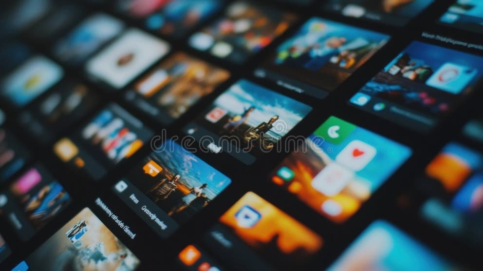 A Diverse Collection of Social Media App Interfaces Showcases Vibrant ...