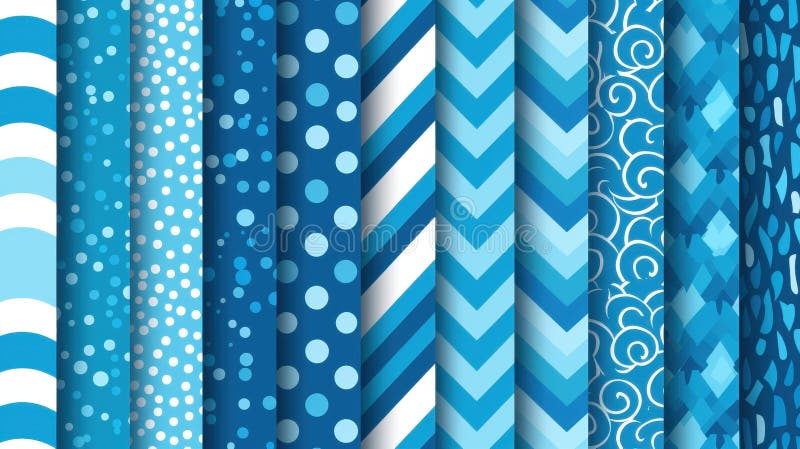 A Diverse Collection with Vector Seamless Patterns Featuring Modern ...