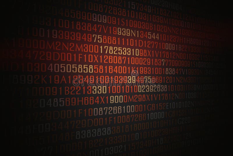 Diverse Data Code Technology Analytic Stock Illustration - Illustration ...