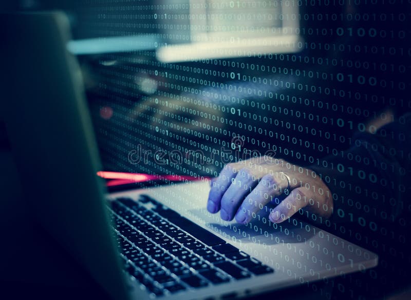 Diverse Computer Het Binnendringen in Een Beveiligd Computersysteem ...