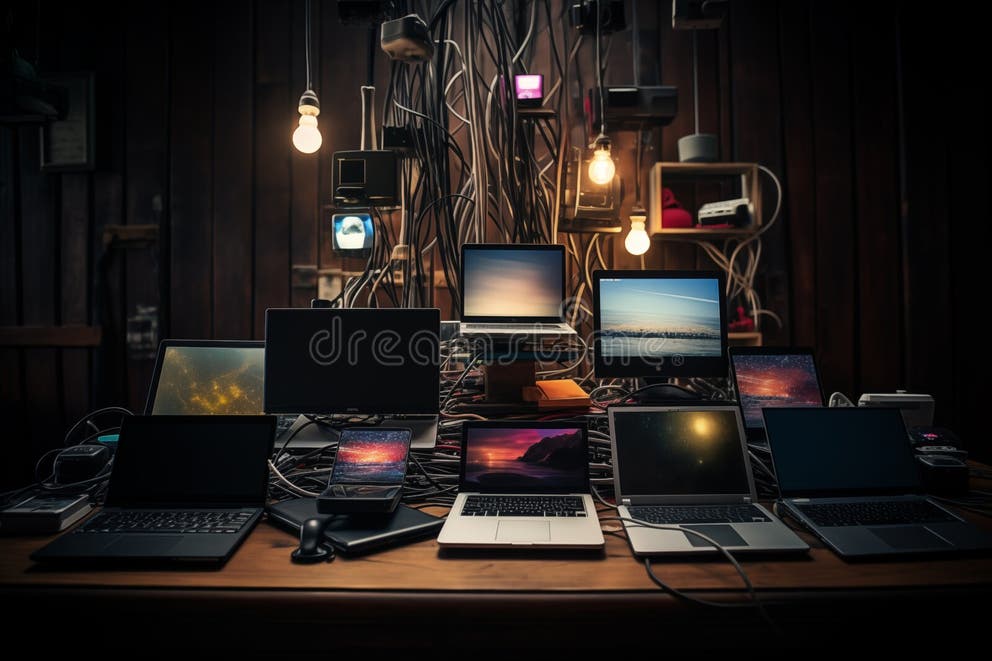 Diverse Computers and Devices Interconnected within a LAN Environment ...