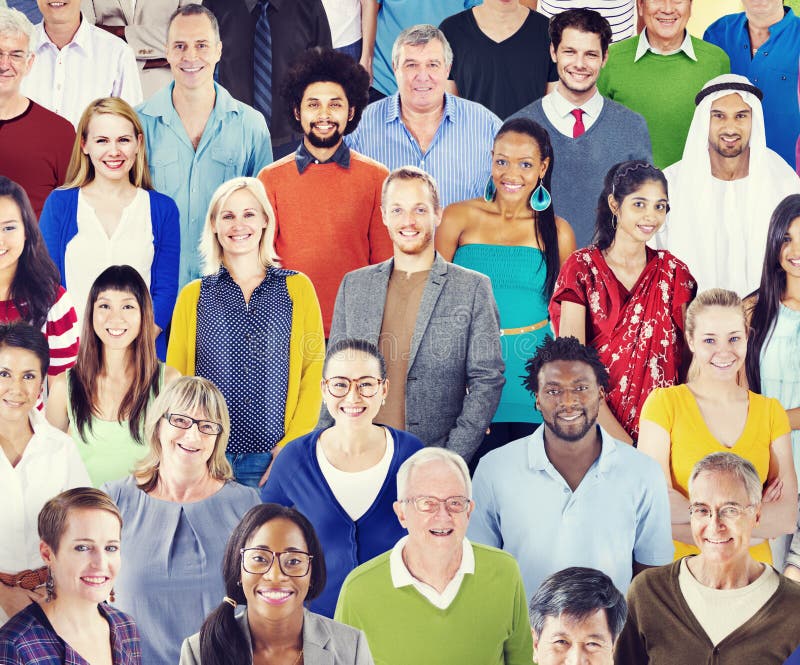 Diverse Diversity Ethnic Ethnicity Togetherness Unity Concept Stock ...