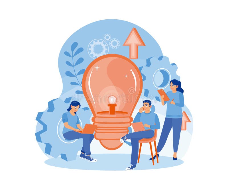 Diverse Entrepreneurs Start New Ideas To Develop Business. Collaborate ...