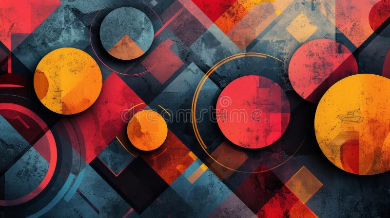 Diverse Geometric Elements Merge Seamlessly To Form a Cohesive and ...