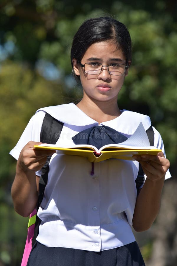 A Diverse Girl Student Reading Stock Photo - Image of childhood ...