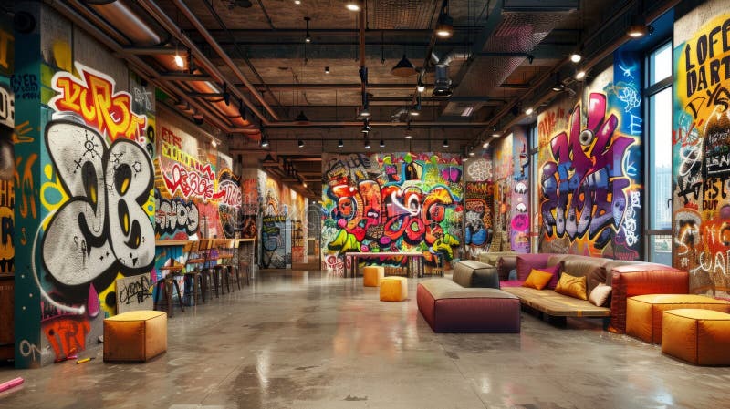 Urban Art Fusion, Diverse Graffiti Styles and Techniques Blend To Form ...