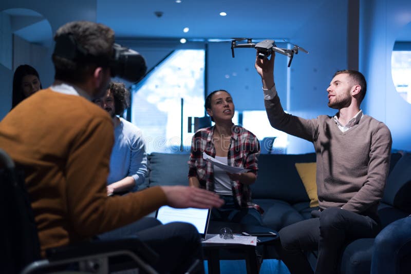 Diverse Group of Architects Working in Coworking Office Using Modern ...