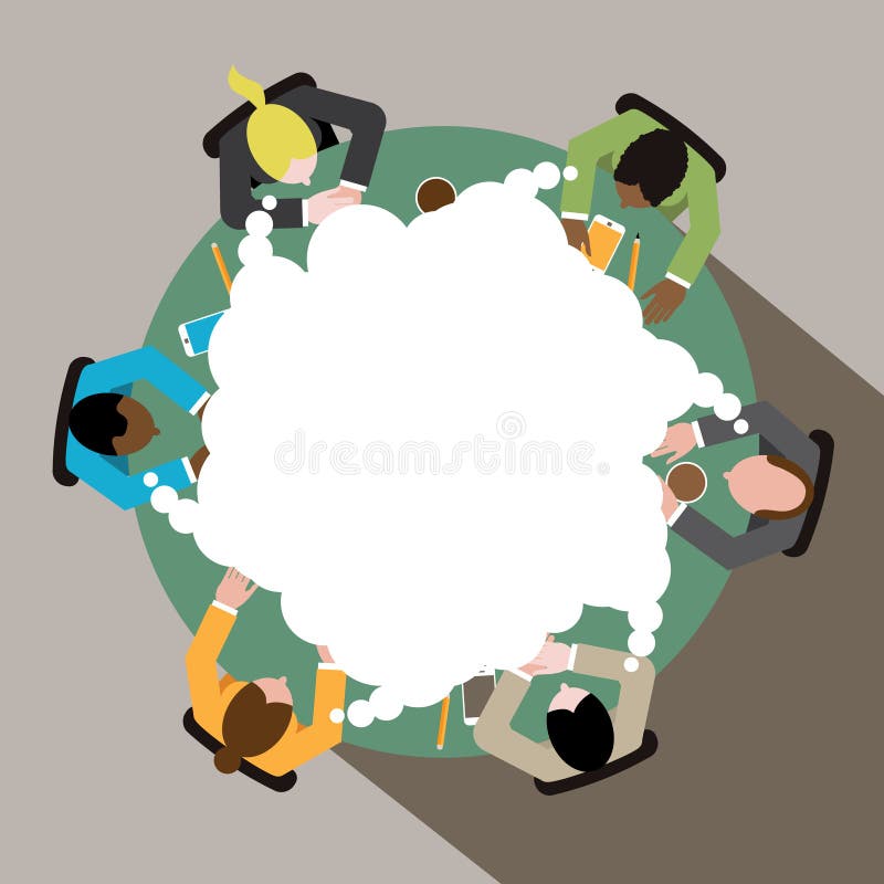 Thinking People Table Stock Illustrations – 2,230 Thinking People Table ...