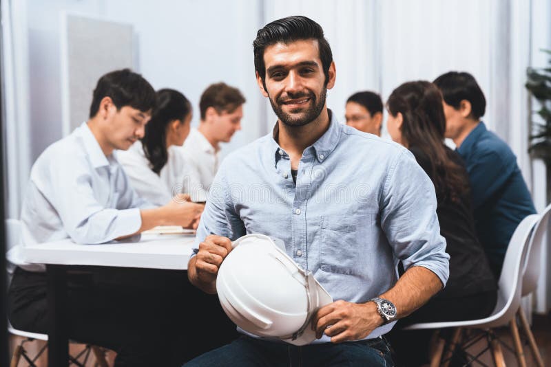 Diverse Group of Civil Engineer and Client Working on Architect ...