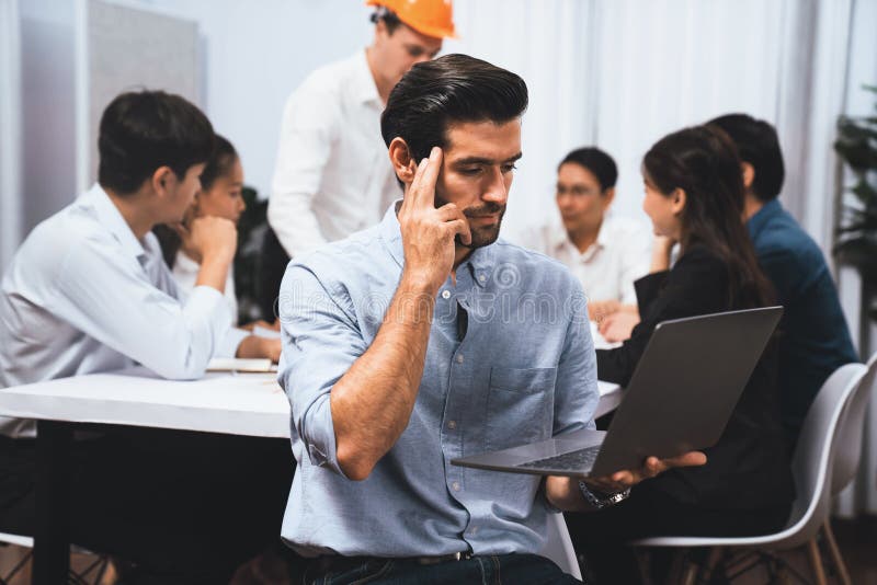 Diverse Group of Civil Engineer and Client Working on Architect ...