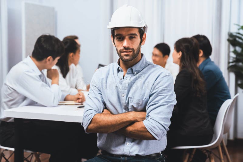 Diverse Group of Civil Engineer and Client Working on Architect ...