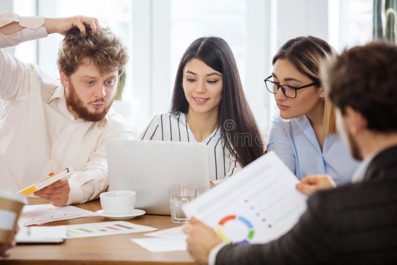 Co Workers Having Meeting Conference Room Stock Photos - Free & Royalty ...
