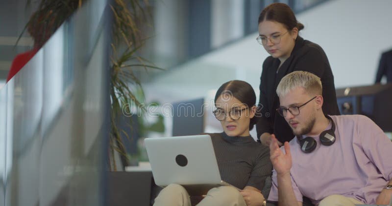 A Diverse Group of Colleagues Exchange Business Experiences, Engage in ...