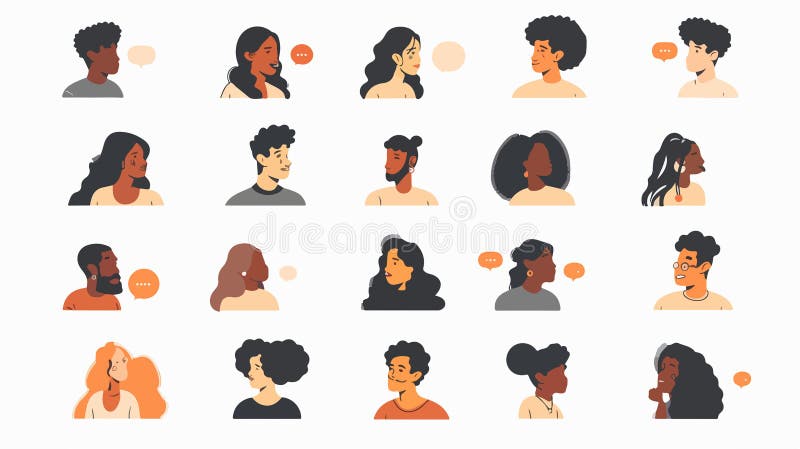 Diverse Group Conversing, Multicultural Discussion and Communication ...