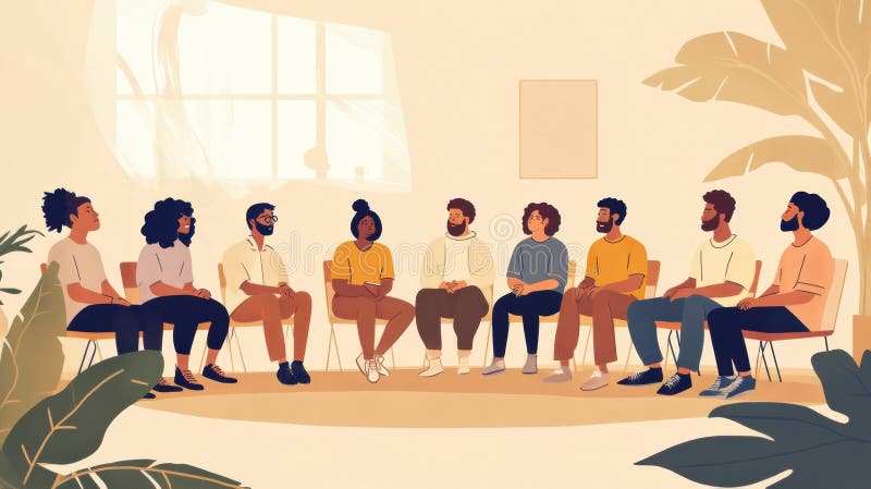 Diverse Group Engages in Team Bonding Activities in a Warm, Inviting ...