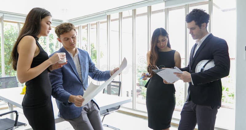 Diverse Group of Engineers, Technicians, and Specialists on Meeting ...