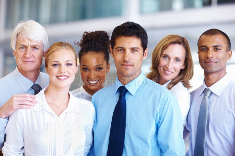 Diverse Group of Executives. Portrait of Diverse Executives Smiling ... Diverse Group of Executives. Portrait of Diverse Executives Smiling ...