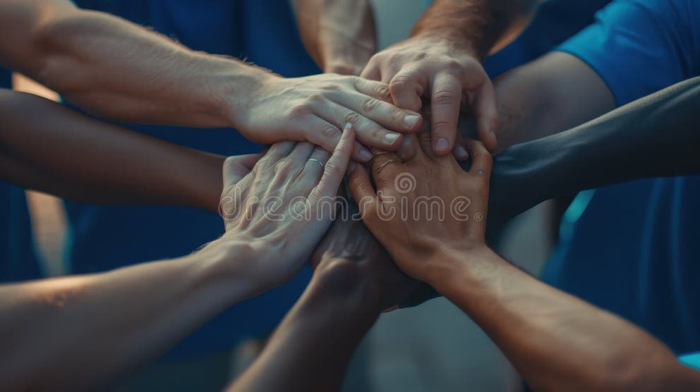 The United Group Cooperation.AI Generated Image Stock Photo - Image of ...