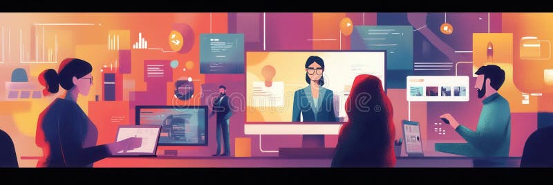 Collaborative Business Meeting Diverse Professionals Focusing ...