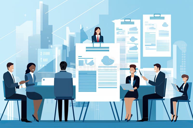 A Diverse Group of Individuals Seated Around a Table, Engaging in a ...