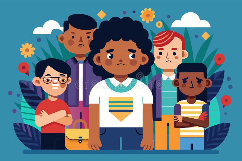 Diverse Group of Individuals Standing Side by Side in a Unified Pose ...