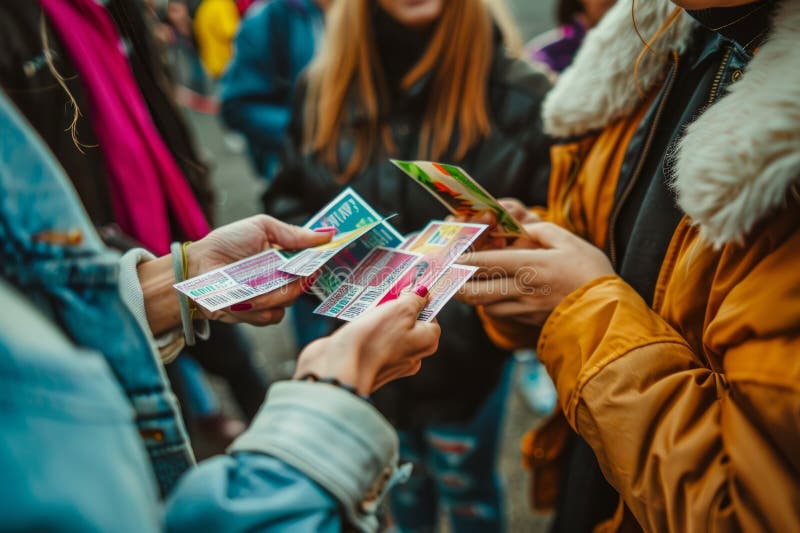 A Diverse Group of Individuals Standing Together, Engaged in ...