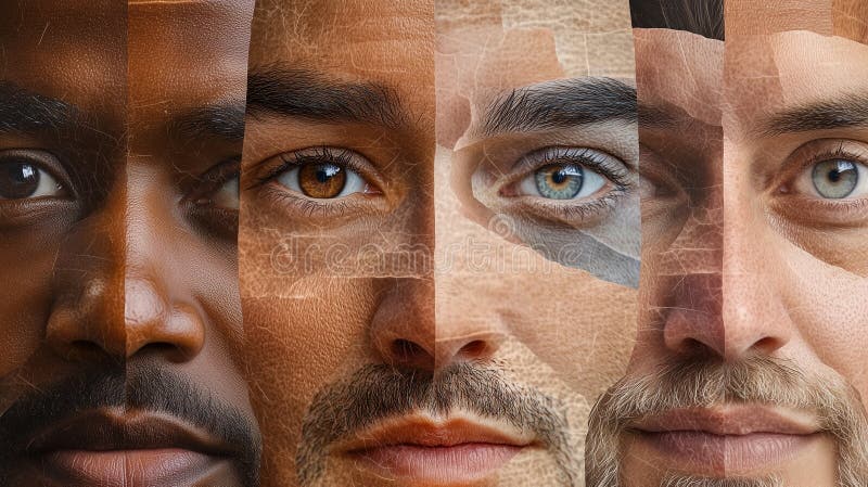 Diverse Group of Men Showcasing Their Unique Features and Expressions ...