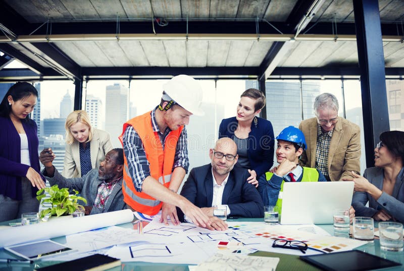 Diverse Group of People Brainstorming Stock Photo - Image of discussion ...