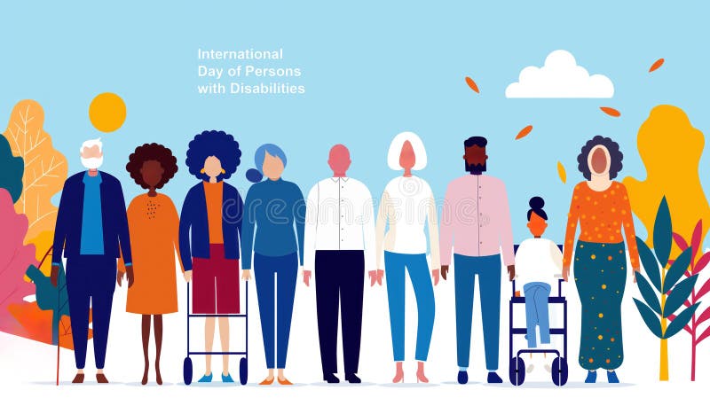Diverse Group of People Celebrating International Day of Persons with ...