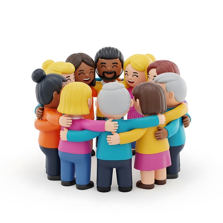 Group Circle Hug Stock Illustrations – 2,258 Group Circle Hug Stock ...