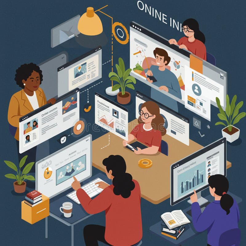 Collaborative Work Scenario Stock Photos - Free & Royalty-Free Stock ...