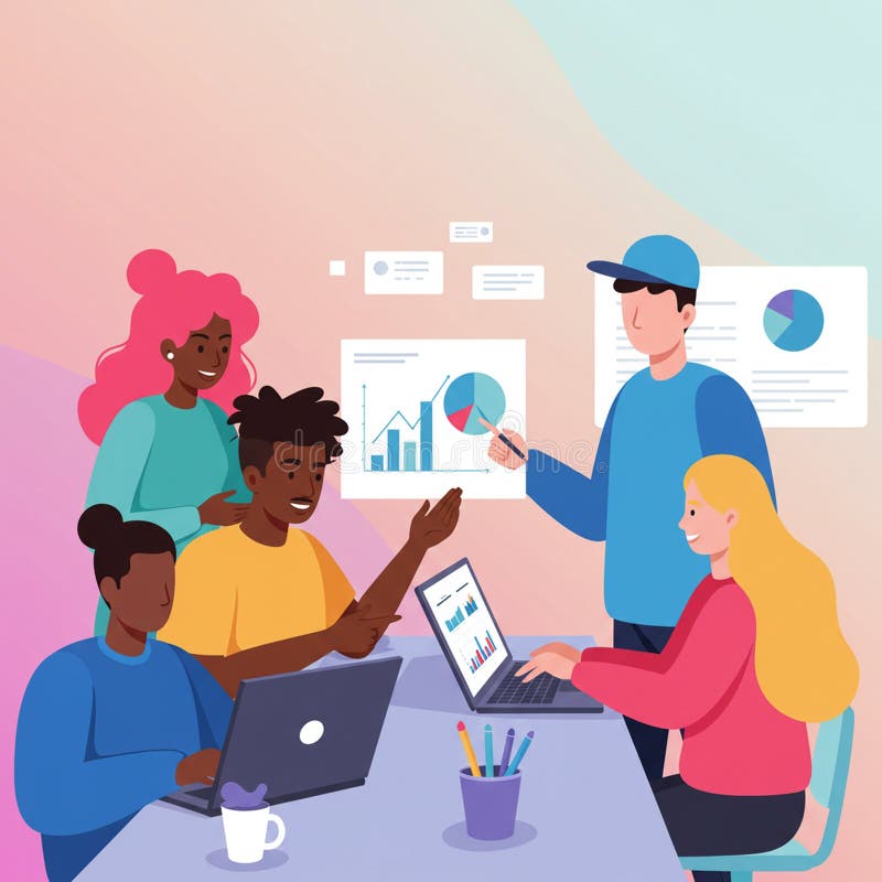 A Diverse Group of People Engaged in a Collaborative Discussion Around ...