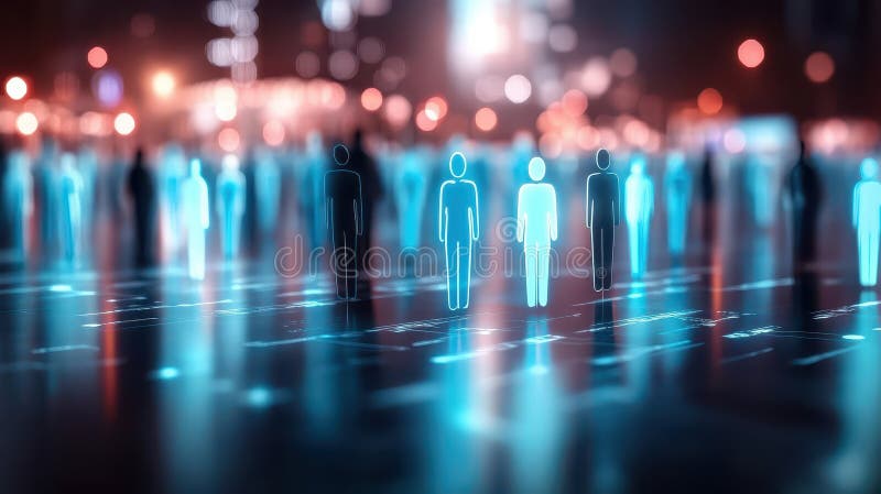 Diverse Group of People Forming an Orderly Queue, a Study in Patience ...