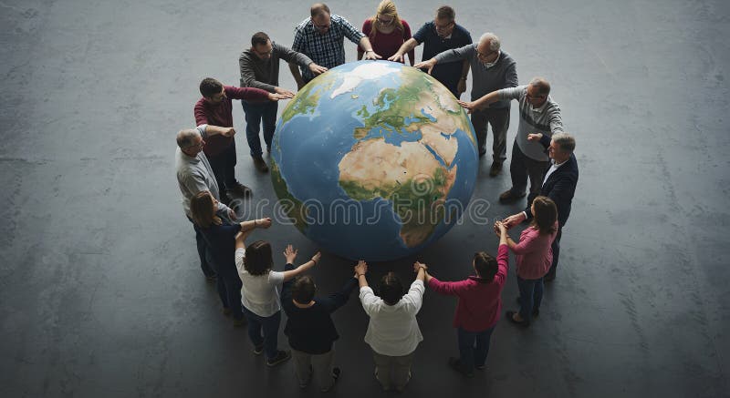 United for Our Planet: a Diverse Group Protecting the Earth Stock ...
