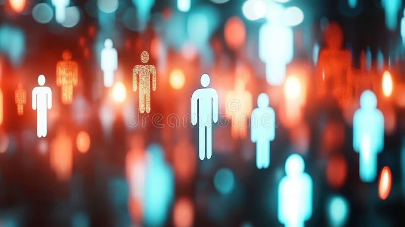 Diverse Group of People Patiently Waiting in Line, Study of Community ...