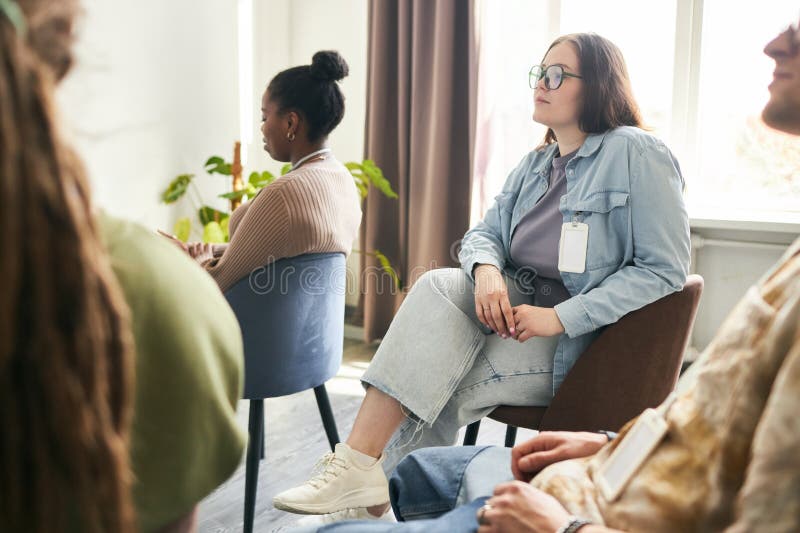 Participating in Learning Session with Focused Engagement Stock Image ...