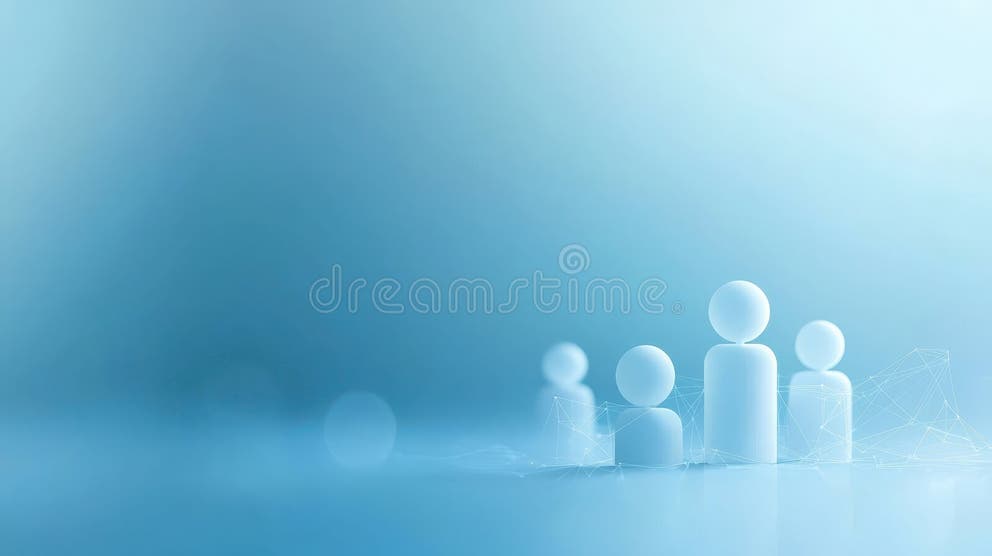 Diverse Group of People Standing Together in Row, Visual Representation ...