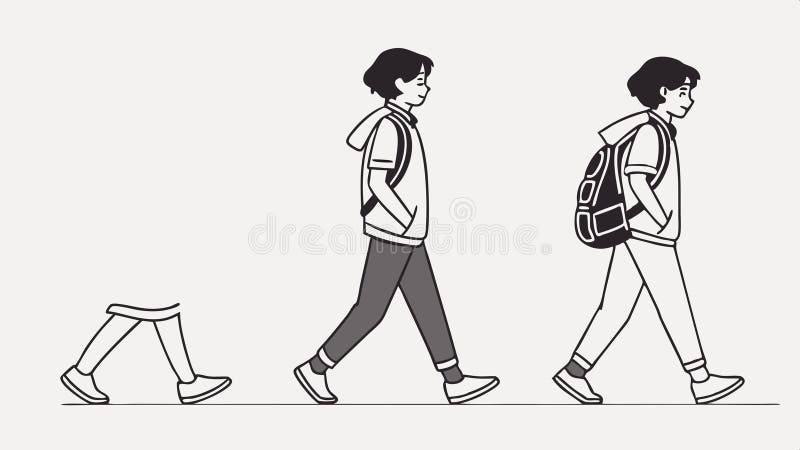 Diverse Group of People Walking Together Vector Design Generative AI ...