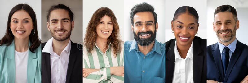 A Diverse Group of Professionals Displaying Confidence in Office ...