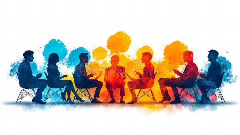 Diverse Group of Professionals Engaged in Collaborative Discussion ...