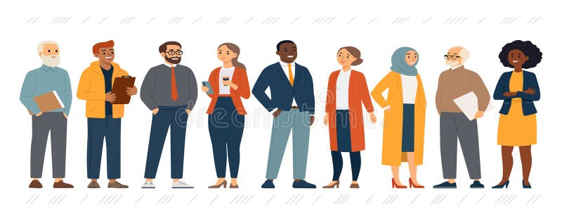 Diverse Group of Professionals Engaging in Conversation at a Modern ...