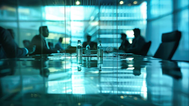 A Diverse Group of Professionals in a Management Meeting, Engaged in ...