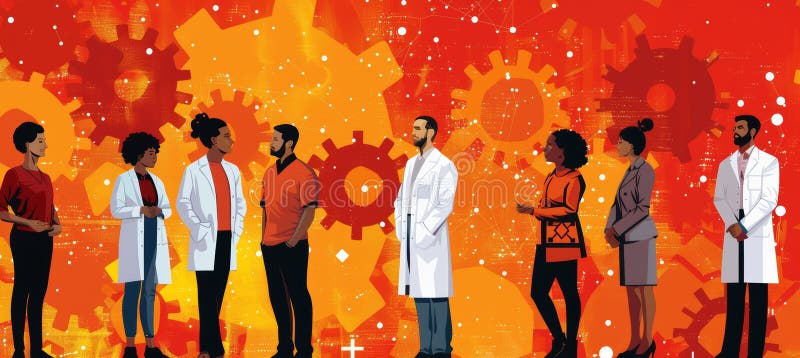 Diverse Group of Scientists Celebrating Their Heritage with a Focus on ...