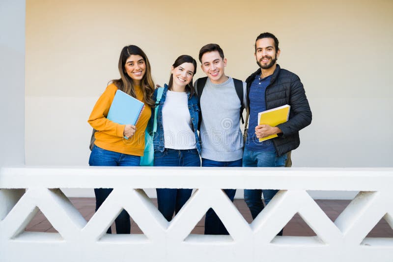 Diverse Group of University Students Stock Image - Image of university ...