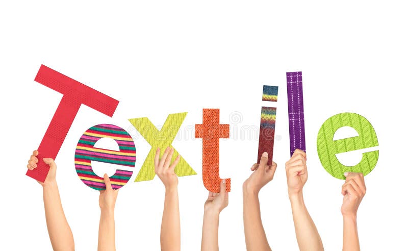 Diverse Hands Holding Word Textile Stock Photos - Free & Royalty-Free ...