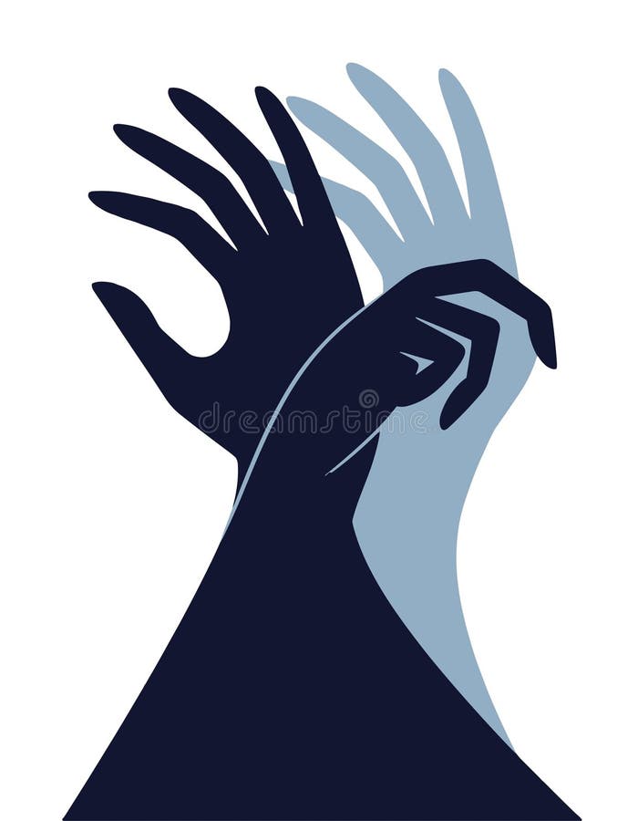 Diverse Hands Reaching Connection Unity Teamwork Inclusion Symbol ...