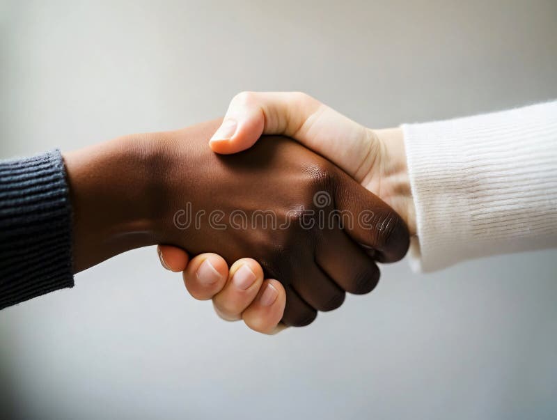 Diverse Hands Shaking Close Up Unity Teamwork Deal High Quality Image ...