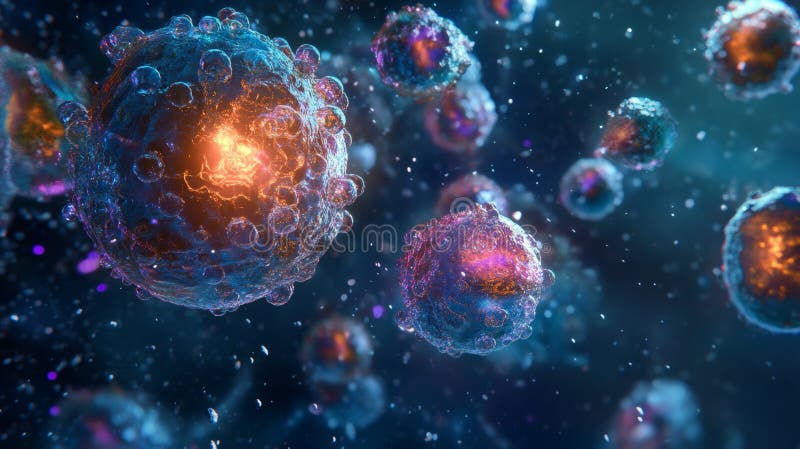 Diverse Immune Cells Engaging in Dynamic Interactions Against Microbial ...